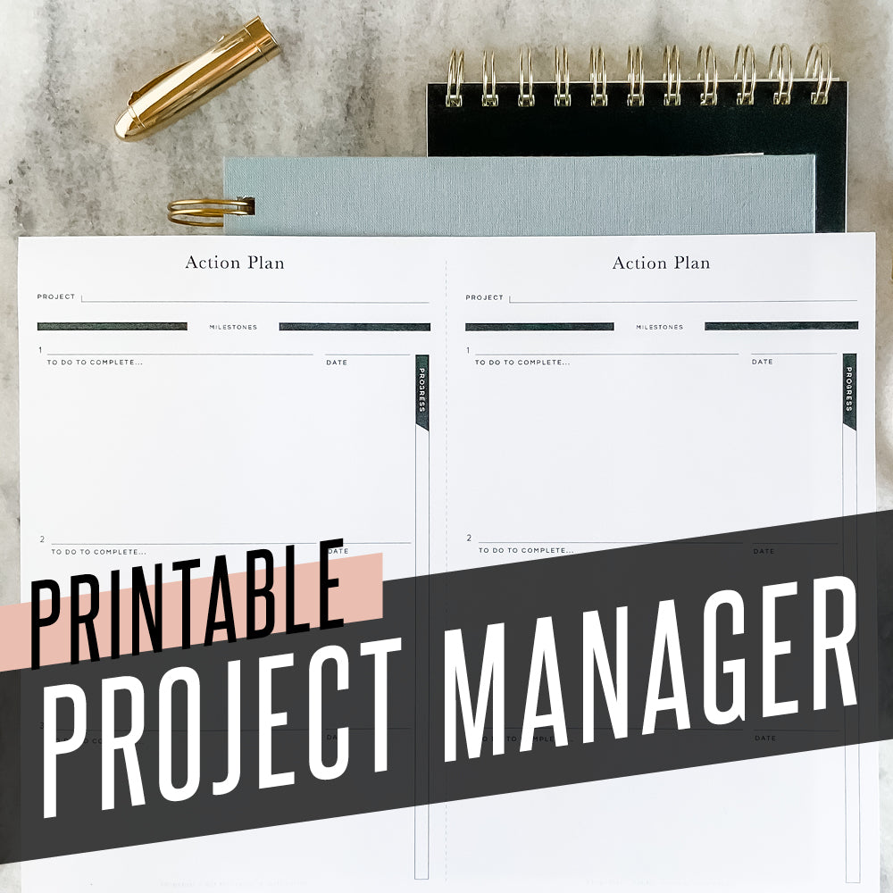 Project Manager Printable – Hopefuel